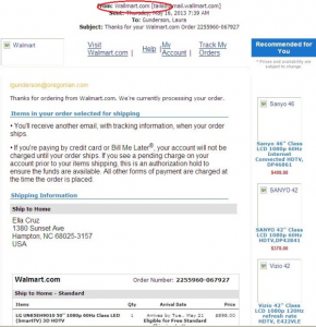 Walmart Warns of Phishing Scam